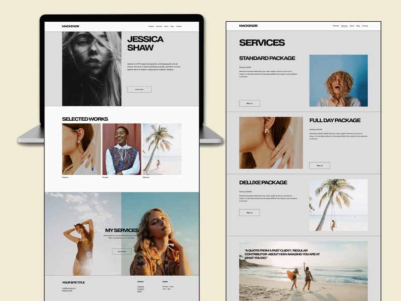 Squarespace 7.1 Template for Photographers, Creatives & Coaches ...