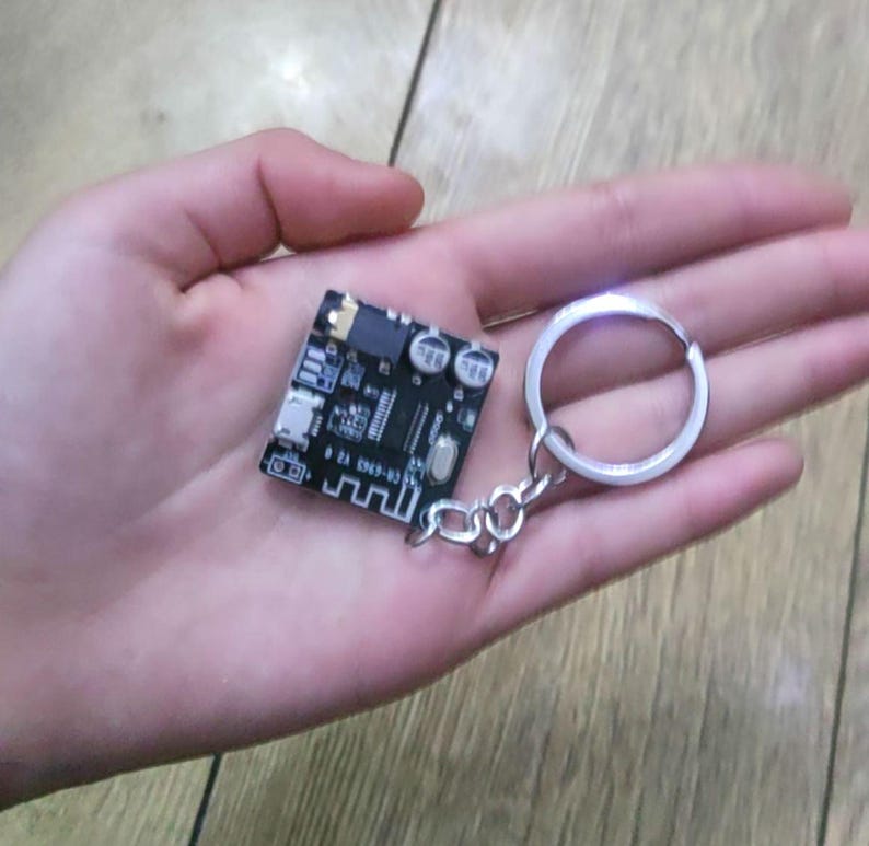 Cyberpunk Style Micro Circuit Board Keychain - Etsy