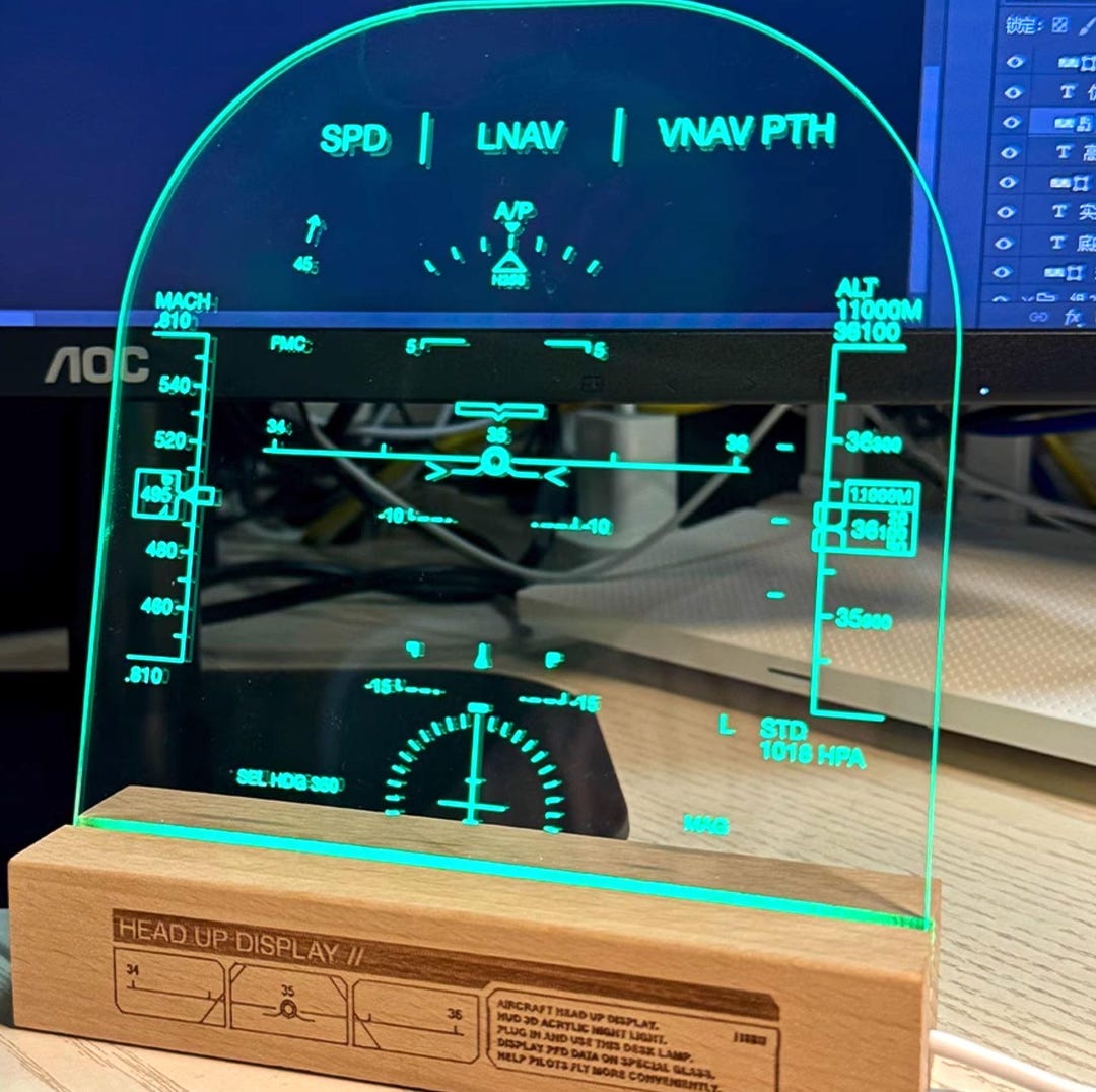 Boeing 737 HGS/HUD Nightstand Light Lamp - Etsy