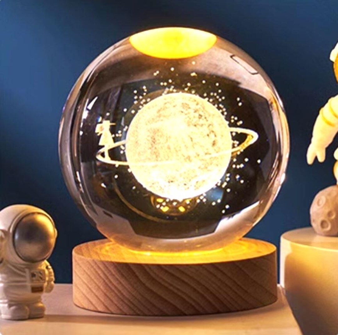 Moon Orbit Themed Night Lights (sphere) - Etsy