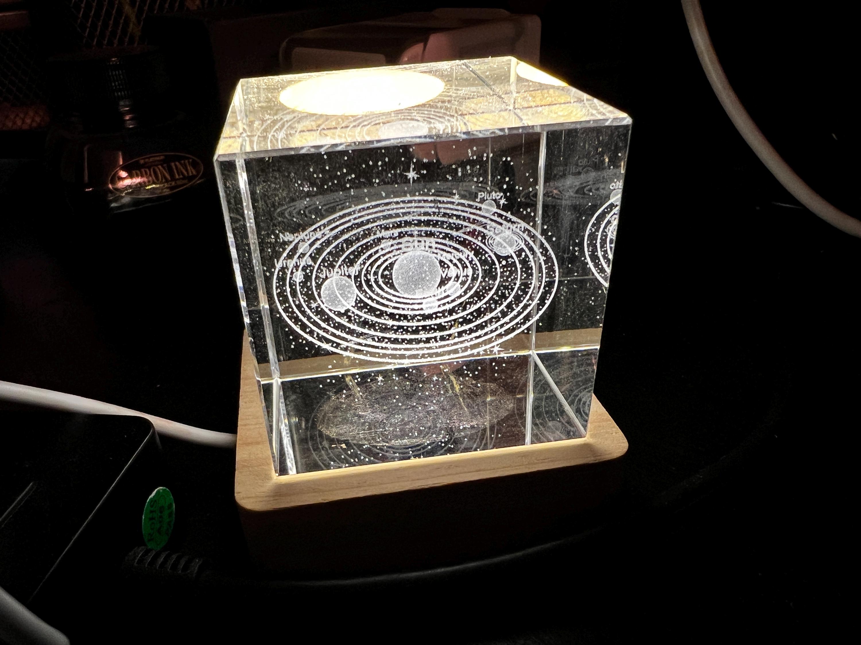 Moon Orbit Themed Night Lights (sphere) - Etsy