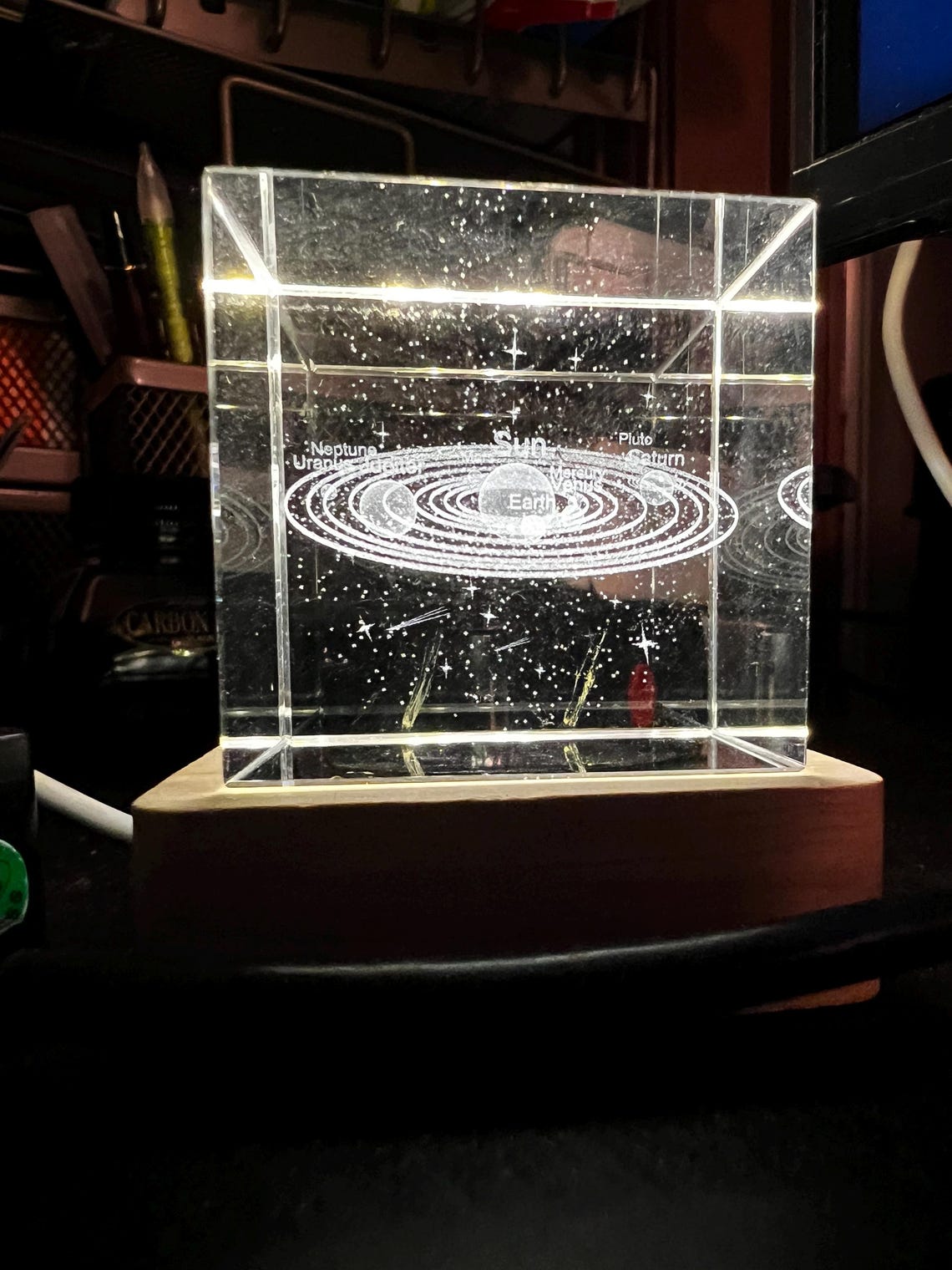 Moon Orbit Themed Night Lights (sphere) - Etsy