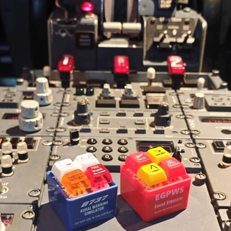 Boeing 737 Honeywell Egpws-inspired Keychain - Etsy