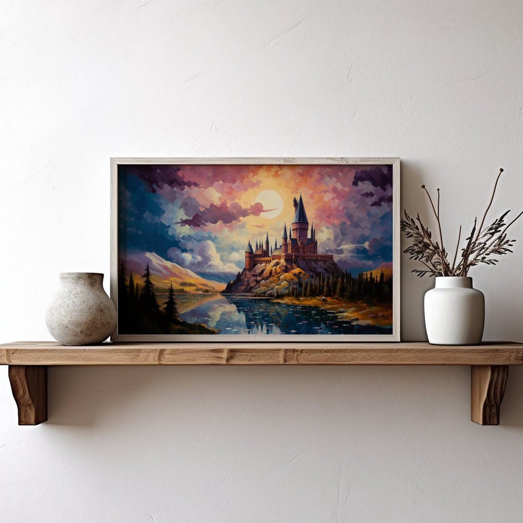 Wizarding Inspired Poster|magical Wizard School Print|potter Prints ...