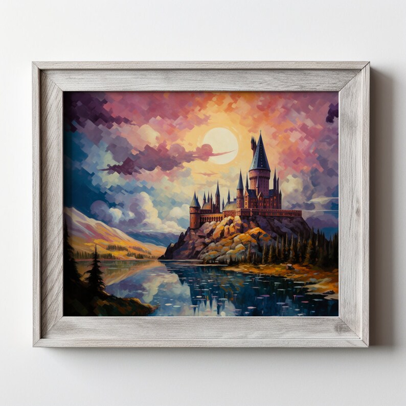 Wizarding Inspired Poster|magical Wizard School Print|potter Prints ...