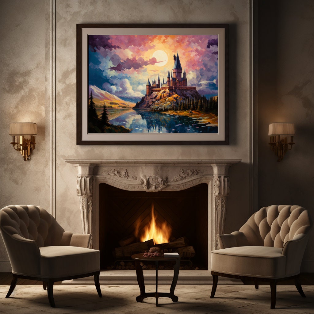 Wizarding Inspired Poster|magical Wizard School Print|potter Prints ...