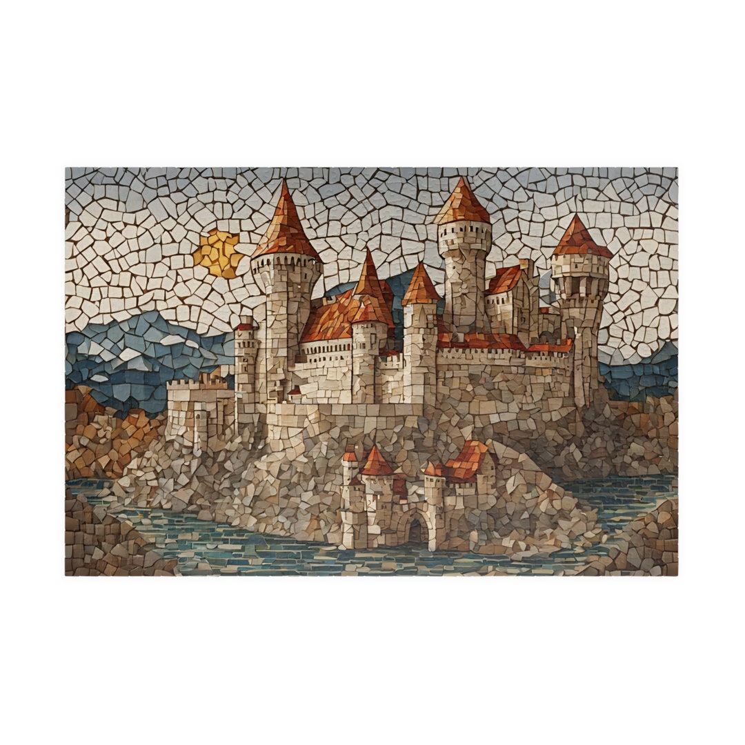 Medieval Knight's Castle Puzzle for Young and Old for Their Birthday ...