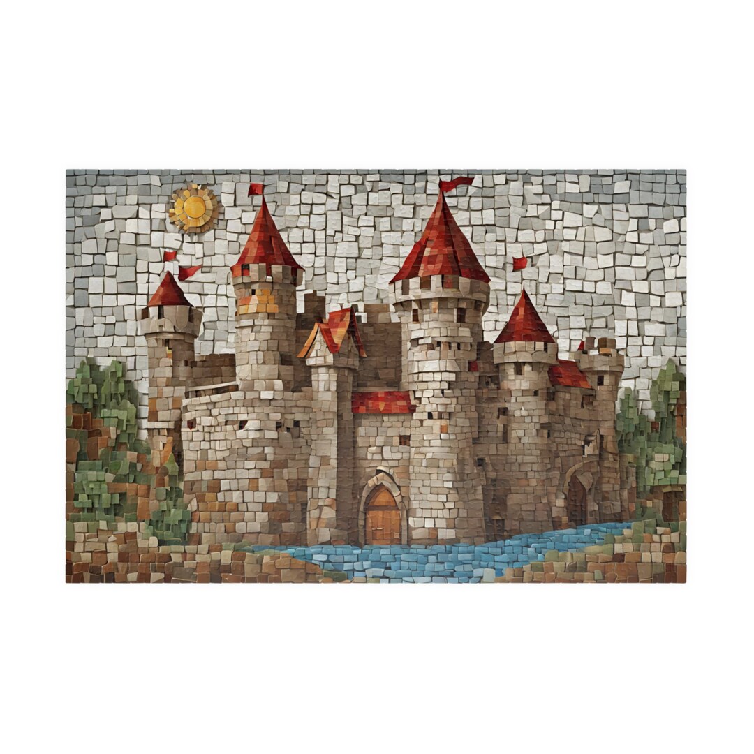 Medieval Knight's Castle Puzzle for Young and Old for Their Birthday ...