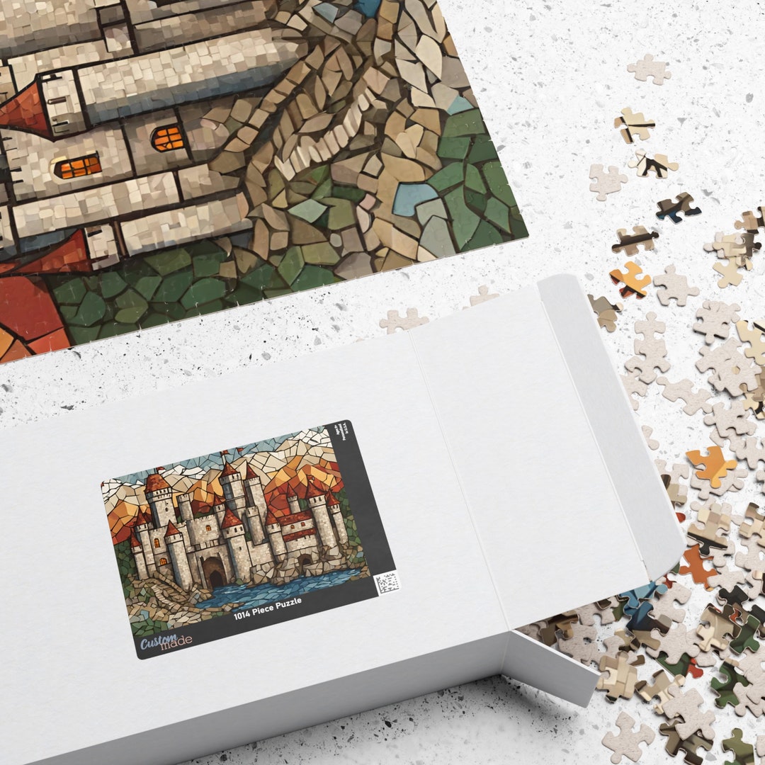 Medieval Knight's Castle Puzzle for Young and Old for Their Birthday ...