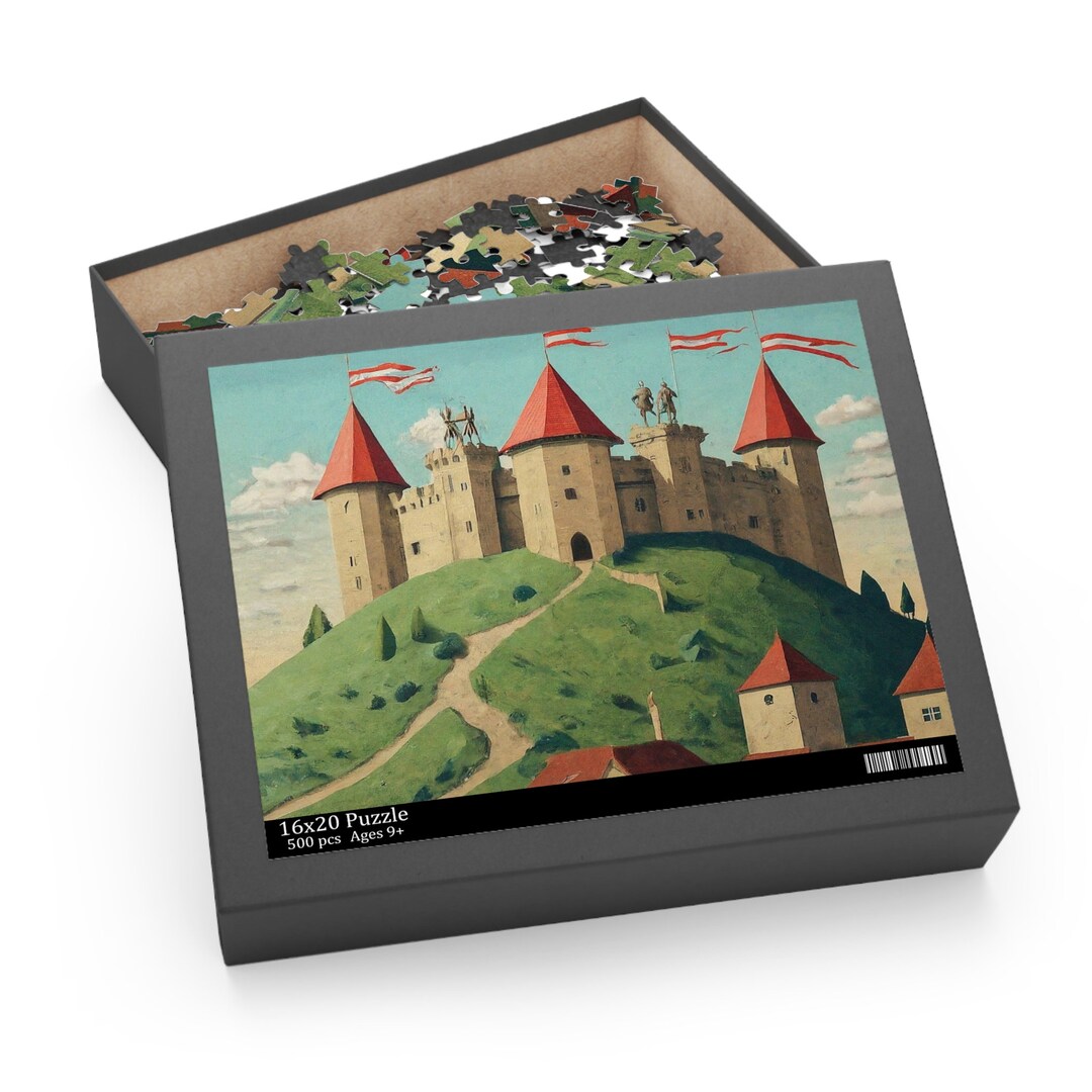 Medieval Knight's Castle Puzzle for Young and Old for Their Birthday ...