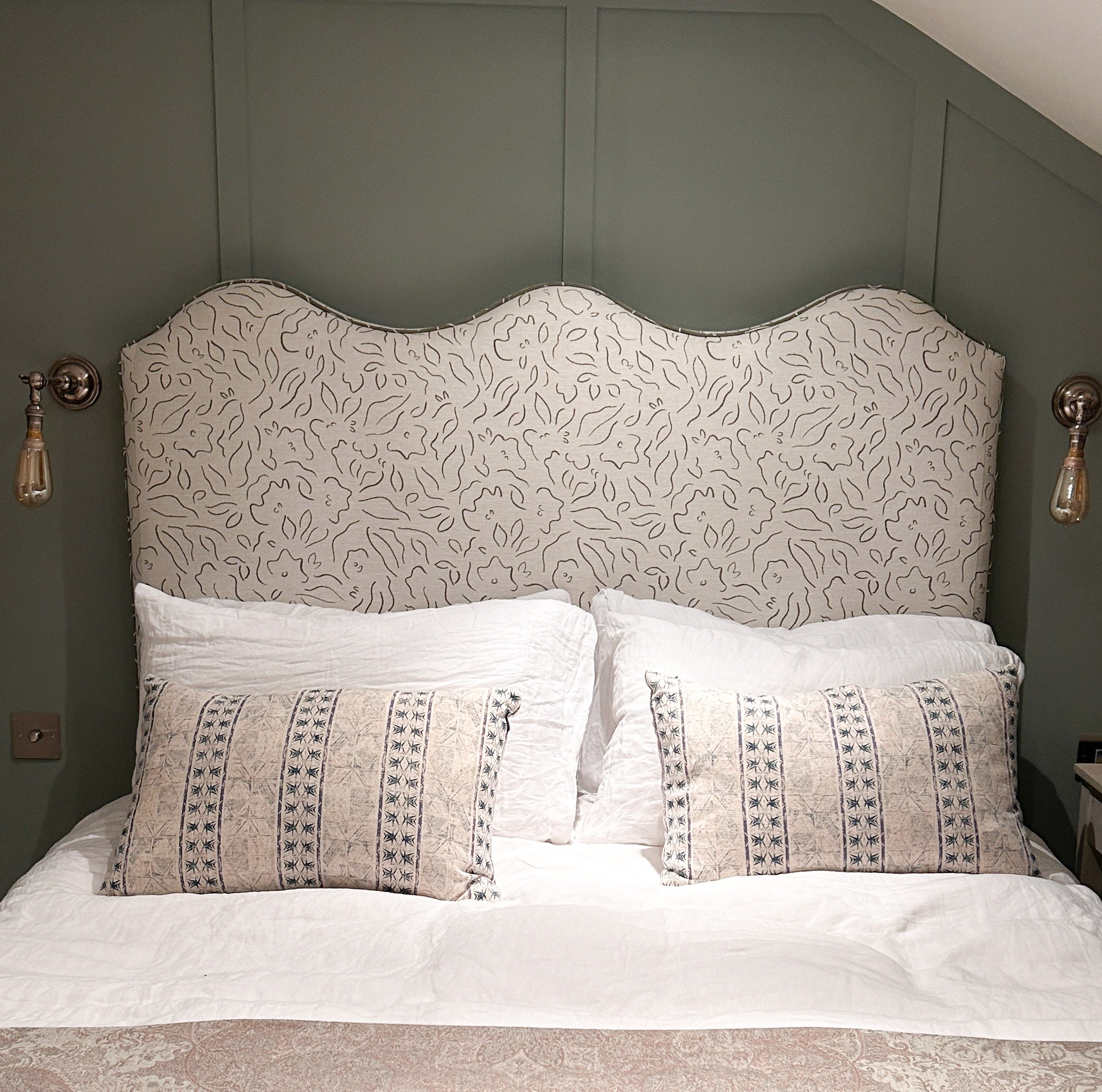 DIY Wavy Headboard Class & Template US Full - Etsy