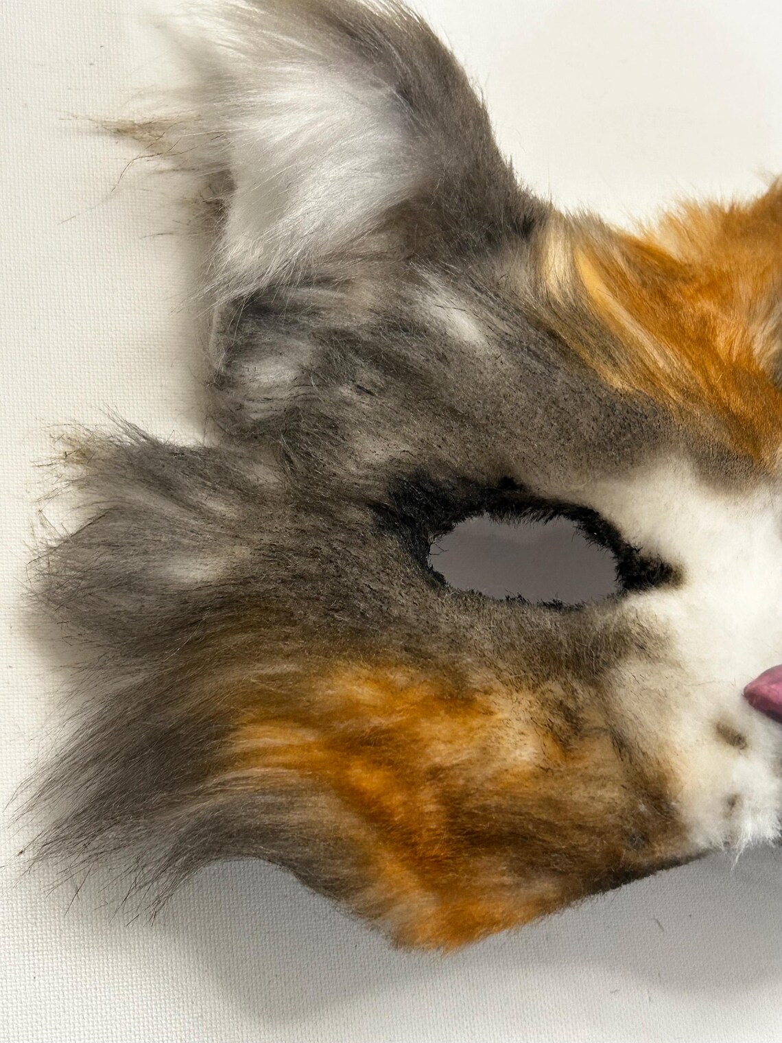 Fully Furred Calico Cat Mask for Therians, Furries, or for Fun! (PRICE ...