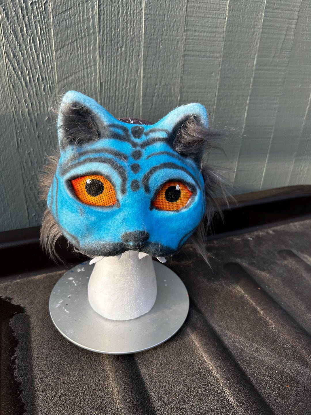 Derpy Tiger Cat Mask for Therians, Furries, Cosplayers, or for Fun! - Etsy