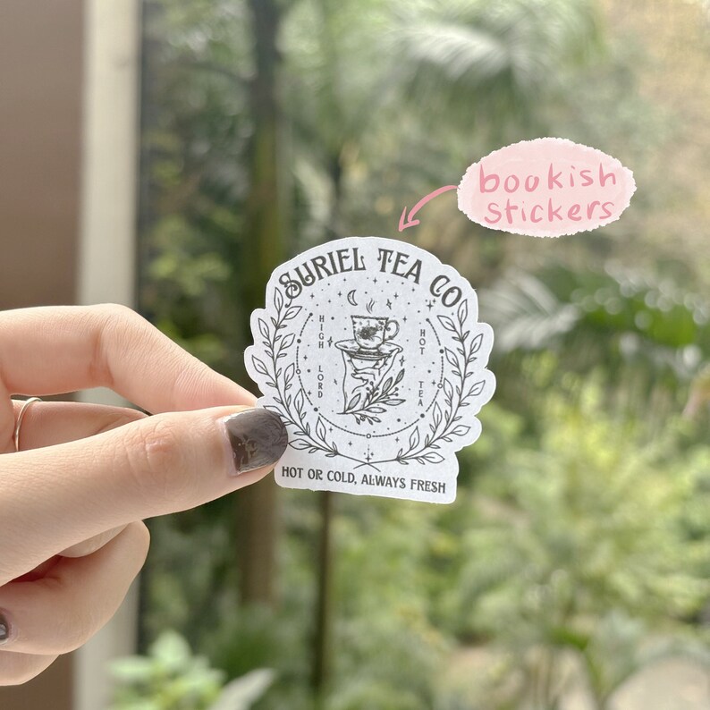 Prythian Map Sticker ACOTAR, Book Laptop Decals, Water Bottle Stickers ...