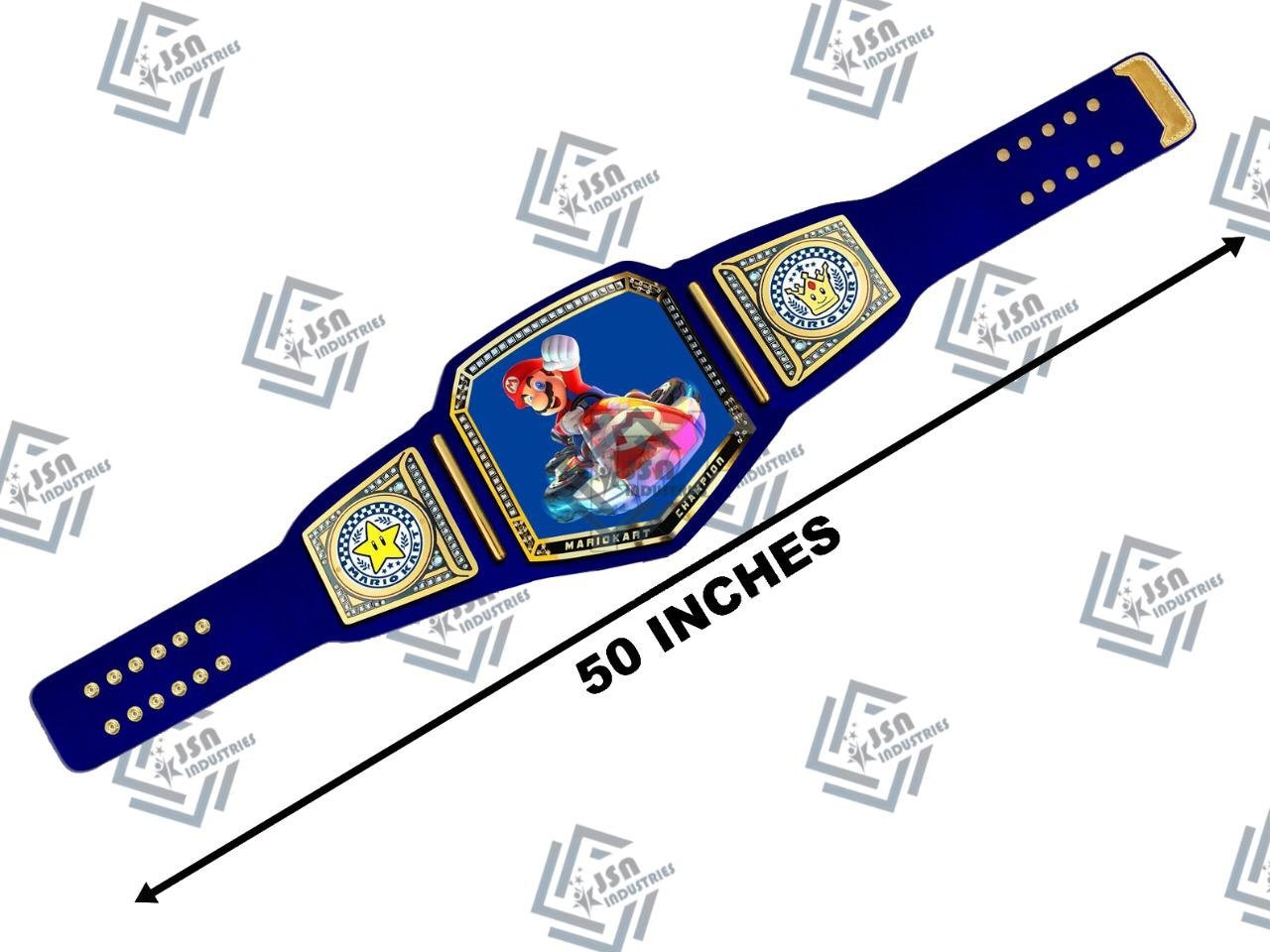 Mariokart 8 Deluxe Championship Belt: Custom Leather Trophy Award - Etsy