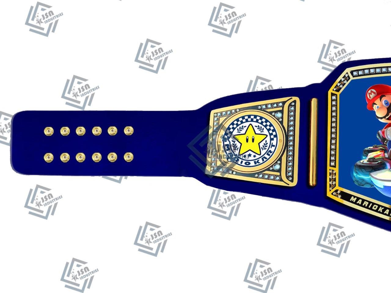 Mariokart 8 Deluxe Championship Belt: Custom Leather Trophy Award - Etsy
