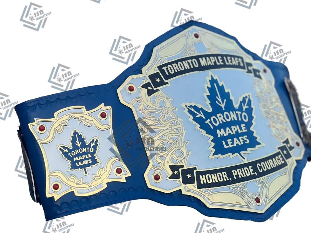 Toronto Maple Leafs Championship Replica Belt: Adult Size, Handmade ...