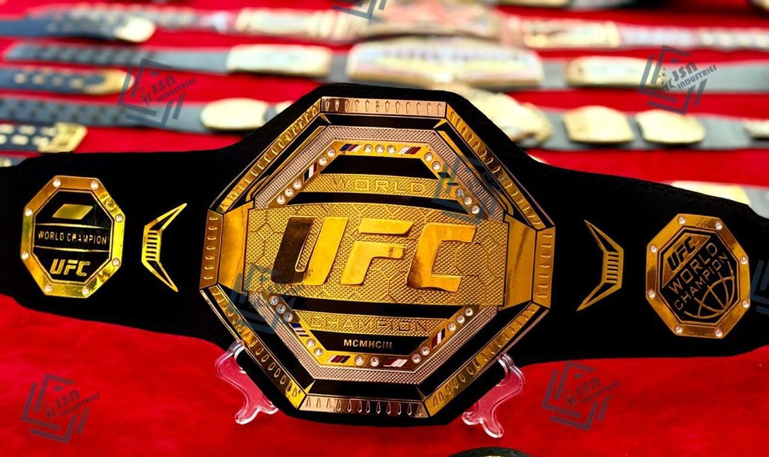 Custom UFC Championship Belt – Personalized MMA Title Belt for Fighters ...