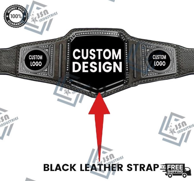 Custom Made Championship Title Belt: 2MM/4MM Brass Plates, Real Leather ...