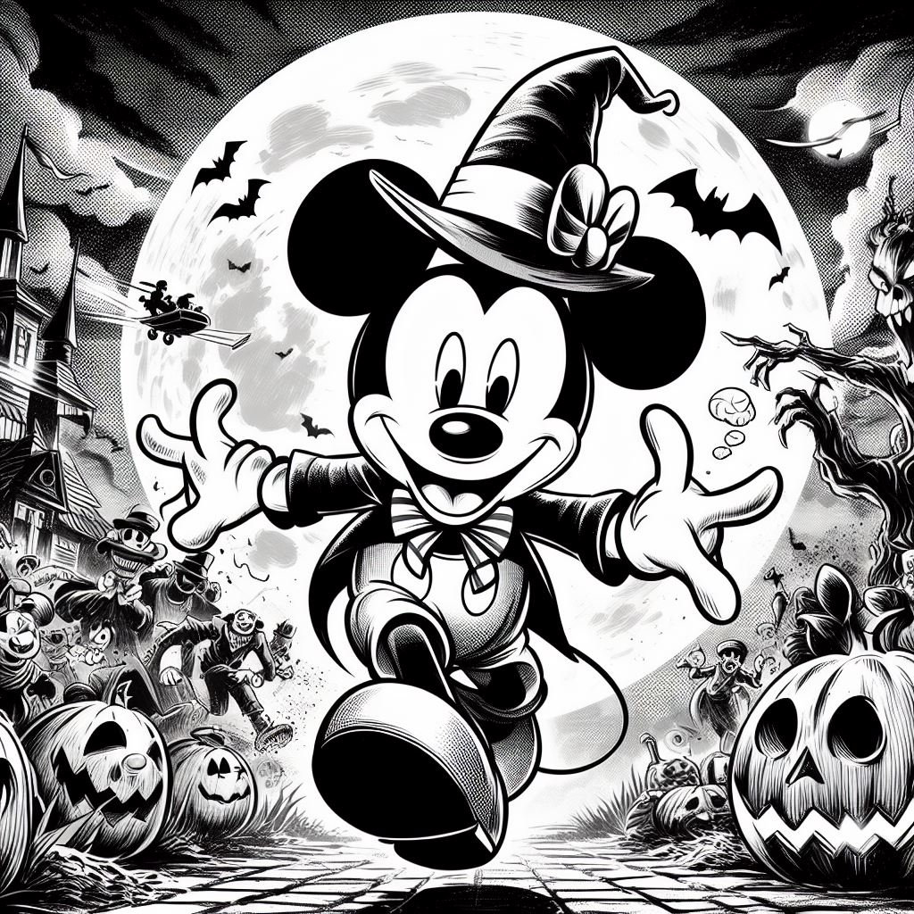 Mickey Mouse Black and White Pack Digital Download - Etsy