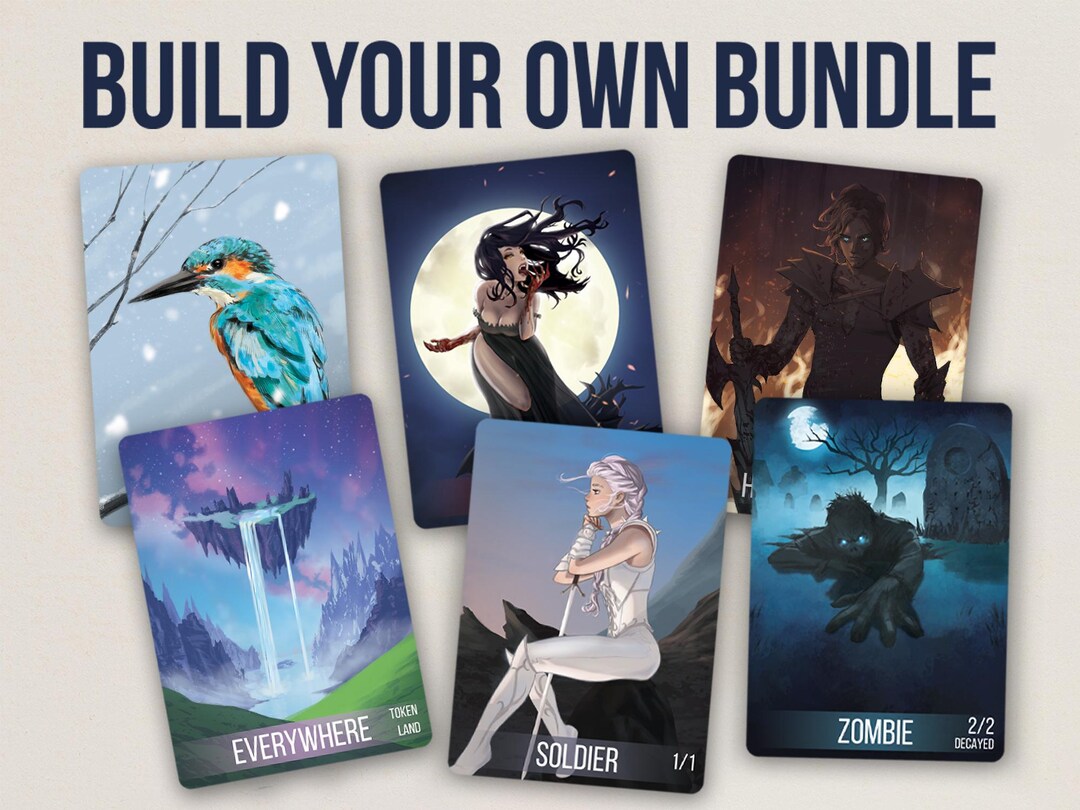 Build Your Own Bundle - Custom Full Art Tokens - Non-ai Art - Etsy