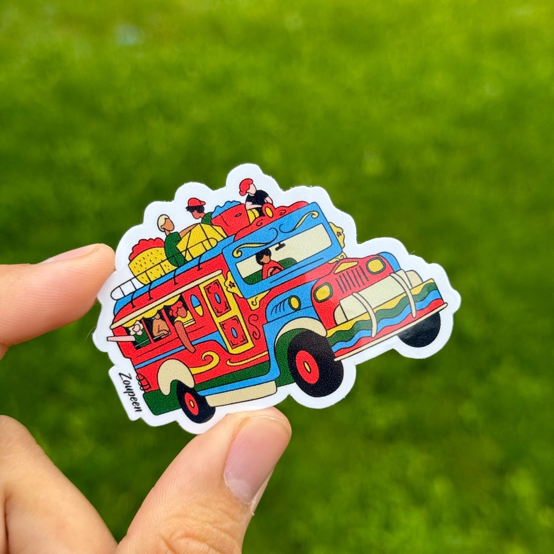 Jeepney Joyride Sticker / Outdoor / Indoor / Waterproof / UV Resistant ...