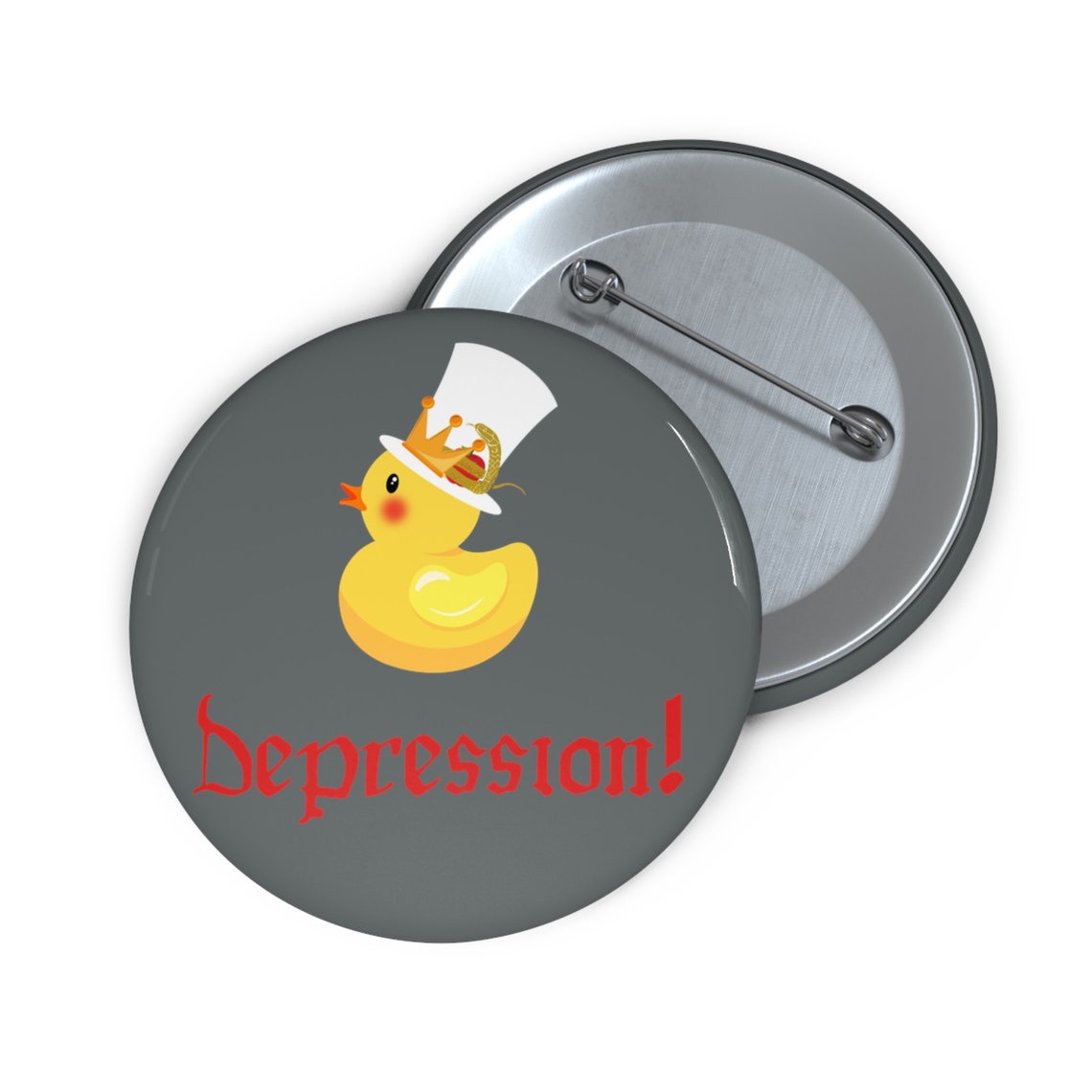 Take That Depression Rubber Duck Lucifer Hazbin Hotel Inspired Pin ...