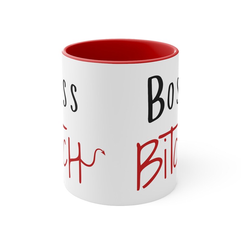 Boss Btch Blitzo Helluva Boss Hazbin Hotel Inspired Accent Coffee Mug ...