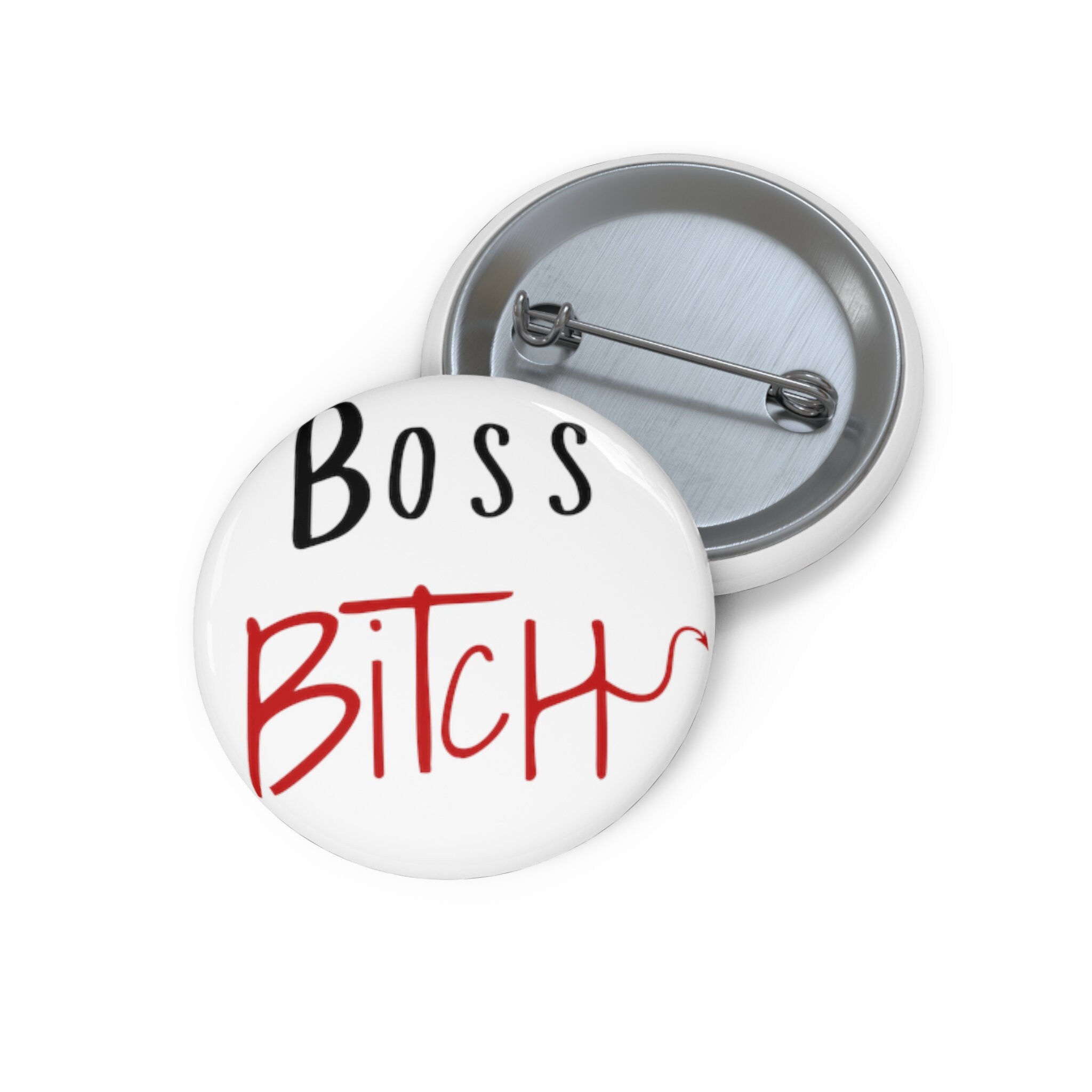 Boss Btch Blitzo Helluva Boss Buttons - Etsy