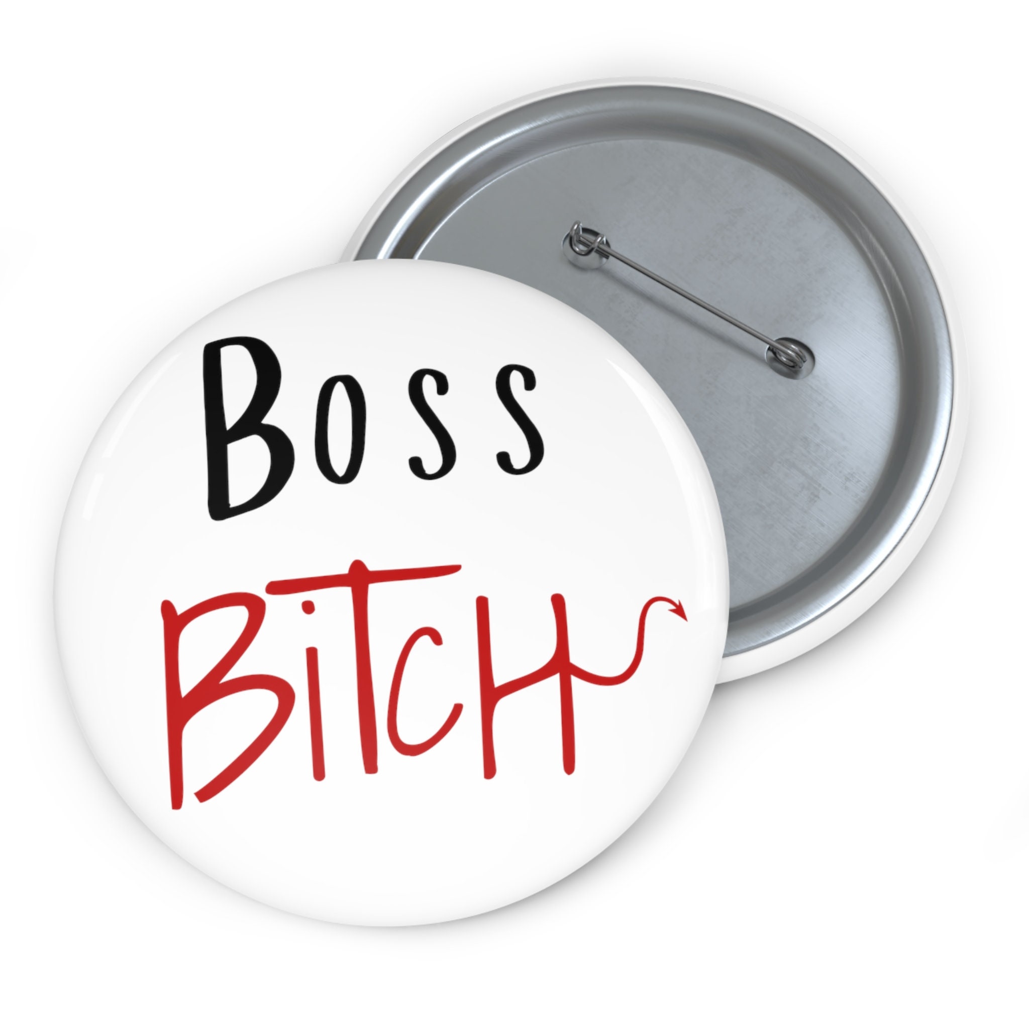 Boss Btch Blitzo Helluva Boss Buttons - Etsy