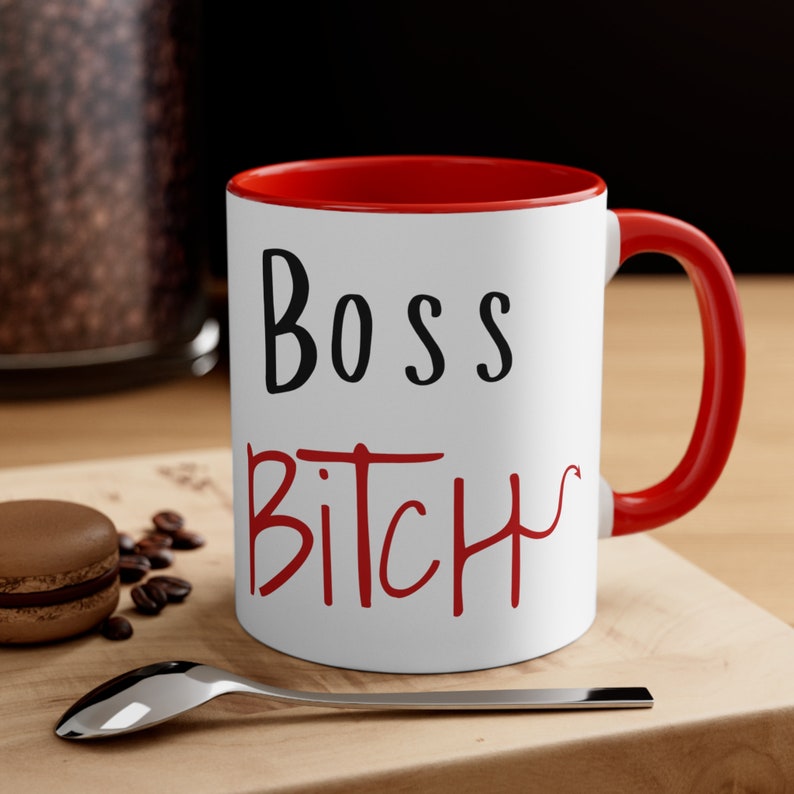 Boss Btch Blitzo Helluva Boss Hazbin Hotel Inspired Accent Coffee Mug ...