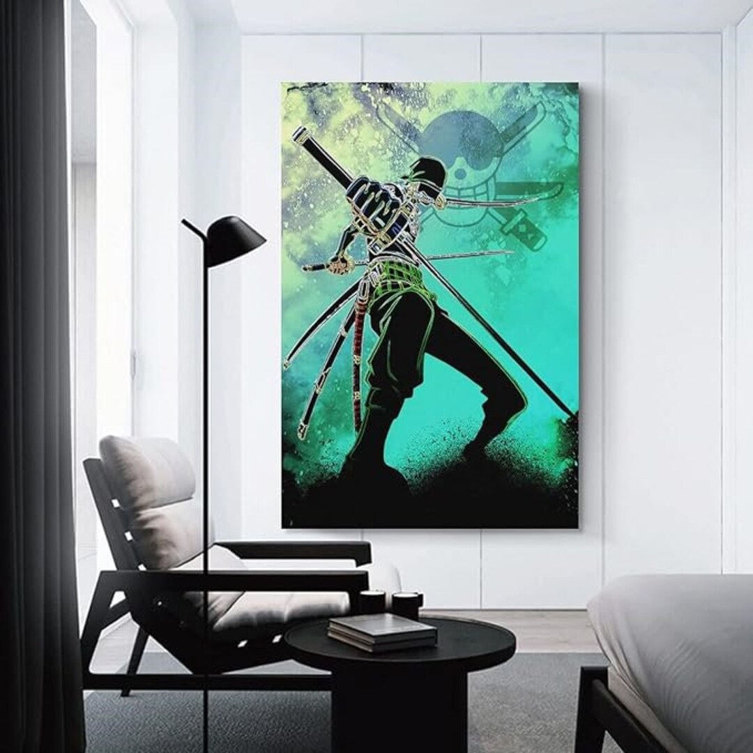 Anime Roronoa Zoro Poster Decorative Custom Canvas Print Wall Art ...
