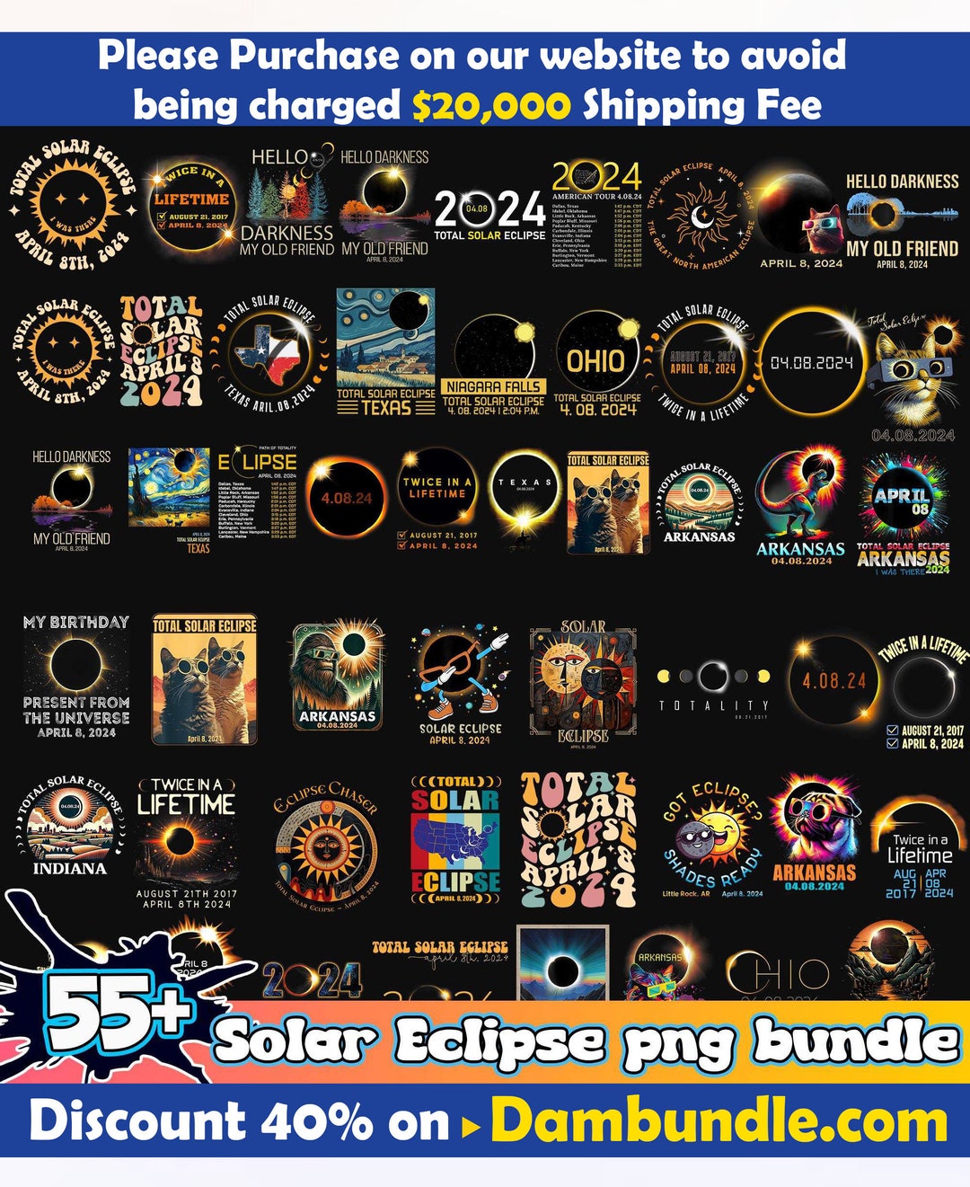 Total Solar Eclipse April 8th 2024 Png, Total Solar Eclipse 2024 Png ...