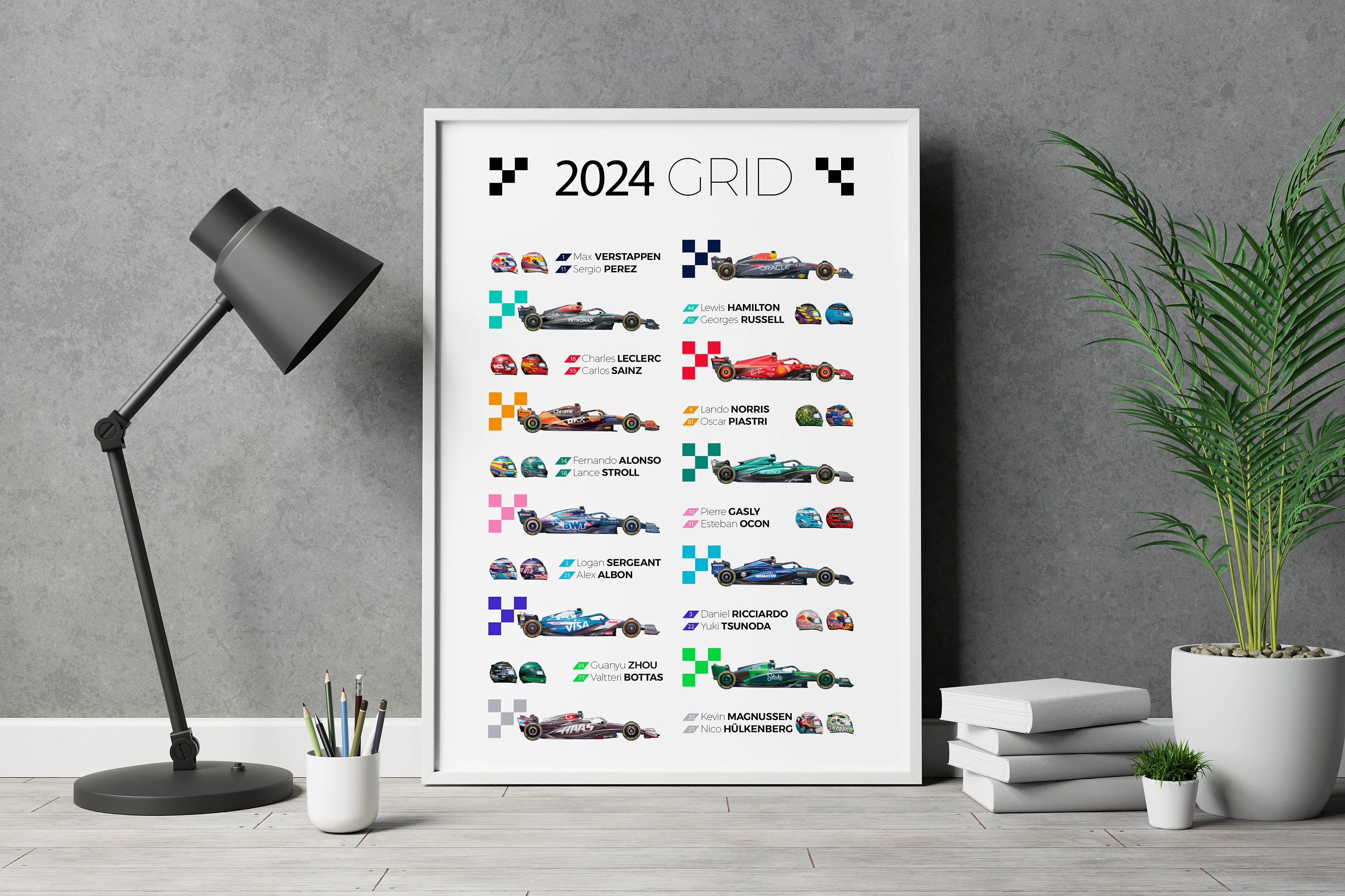 F1 2024 Grid / Digital Format / Instant Download JPG - Etsy