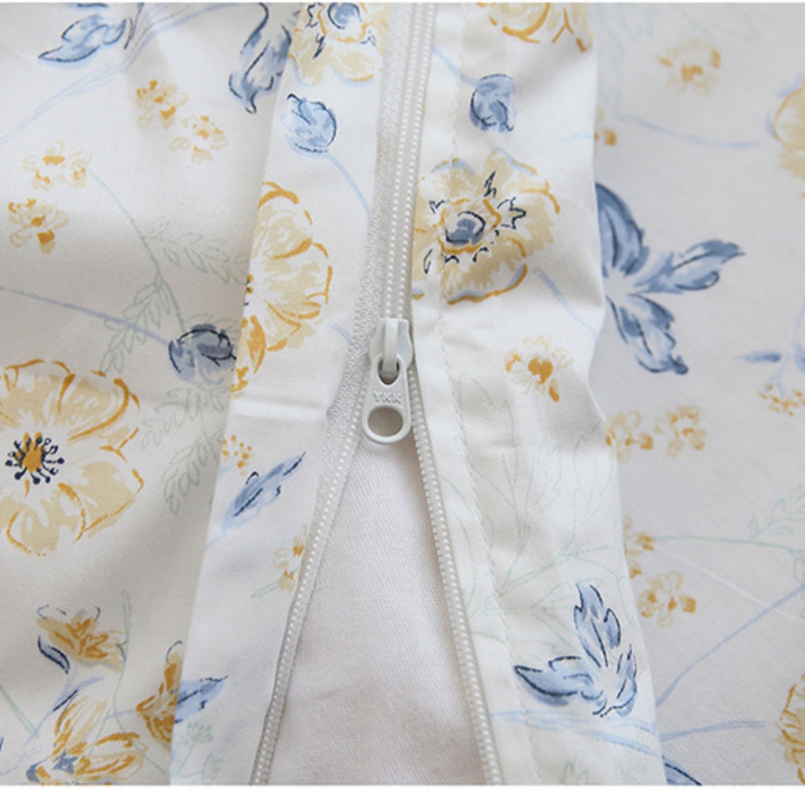 White Floral Duvet Cover, Multi-choice Duvet Cover, Sing/double/queen ...