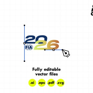 2026 FIA Formula 1 F1 Logo: Vector Files (digital Download) - Etsy