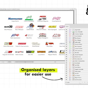 2024 Motogp Rider Logo Vector Instant Digital Download - Ai, Pdf, Svg ...