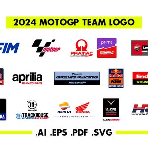 2024 Motogp Team Logo Vector Instant Digital Download - Ai, Eps, Pdf ...