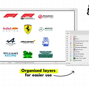 2024 F1 Formula 1 Team Logo Instant Digital Download - Ai, Eps, Pdf ...