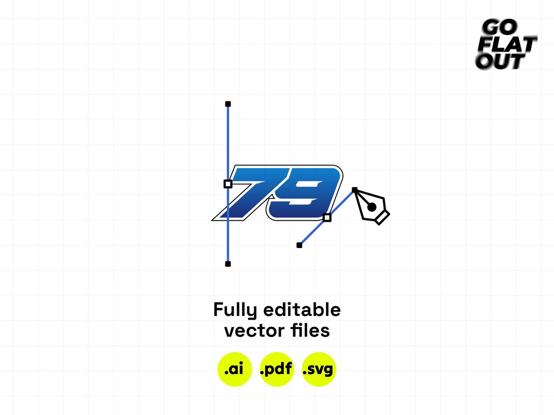 2025 Motogp Rider Number Vector Instant Digital Download - Ai, Pdf, Svg ...