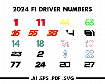 2024 F1 Formula 1 Team Logo Instant Digital Download Ai, Eps, Pdf, Svg ...