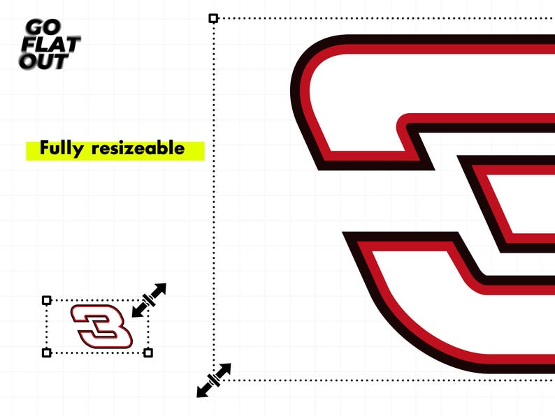 2025 Nascar Driver Numbers Vector Files (ai, Pdf, Png, Svg) (digital ...