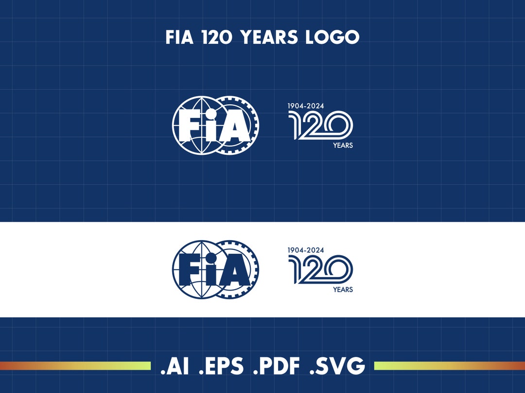 FIA 120 Years Logo Instant Digital Download - Editable Vector Files ...