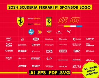 2024 F1 Formula 1 Team Logo Instant Digital Download Ai, Eps, Pdf, Svg ...