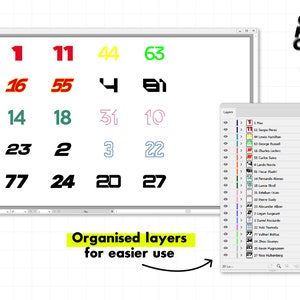 2024 F1 Driver Numbers: Vector Files (digital Download) - Etsy