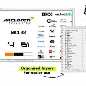 2024 Mclaren F1 Team Sponsor Logos - Vector Files (digital Download) - Etsy