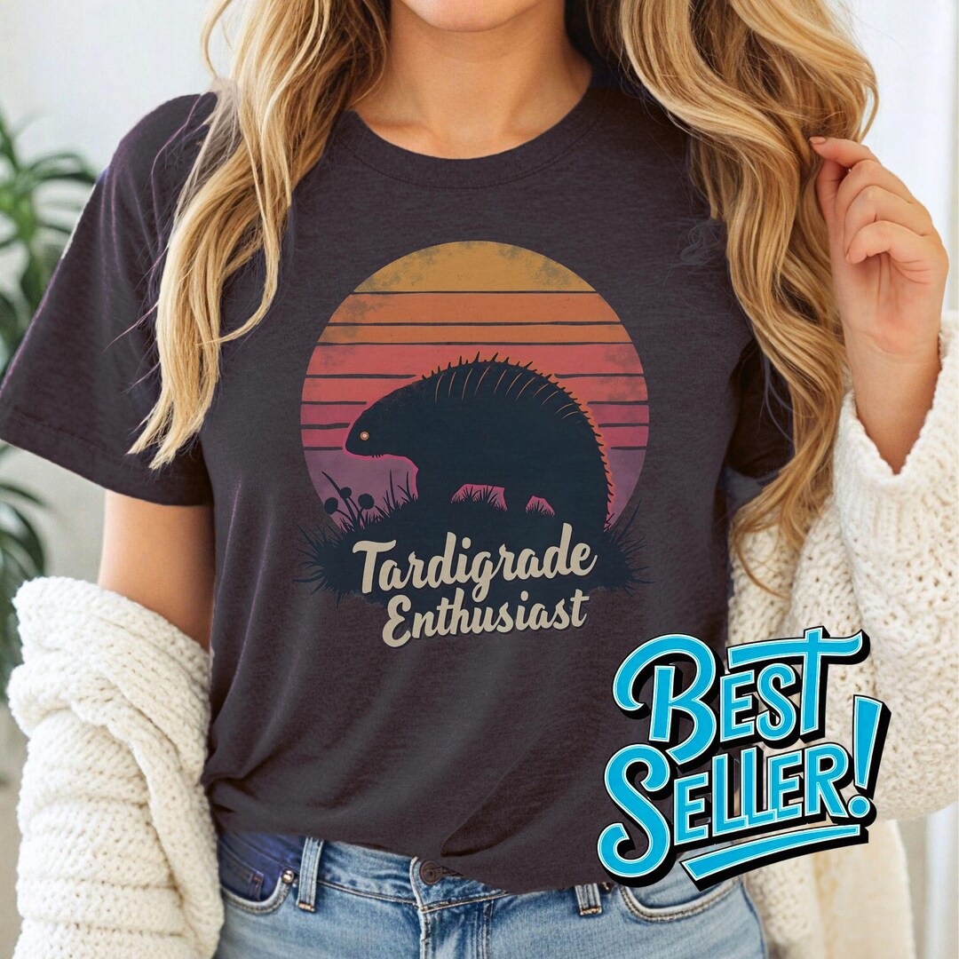 Tardigrade Enthusiast Sunset Design Cute Science Lover Art Nature ...
