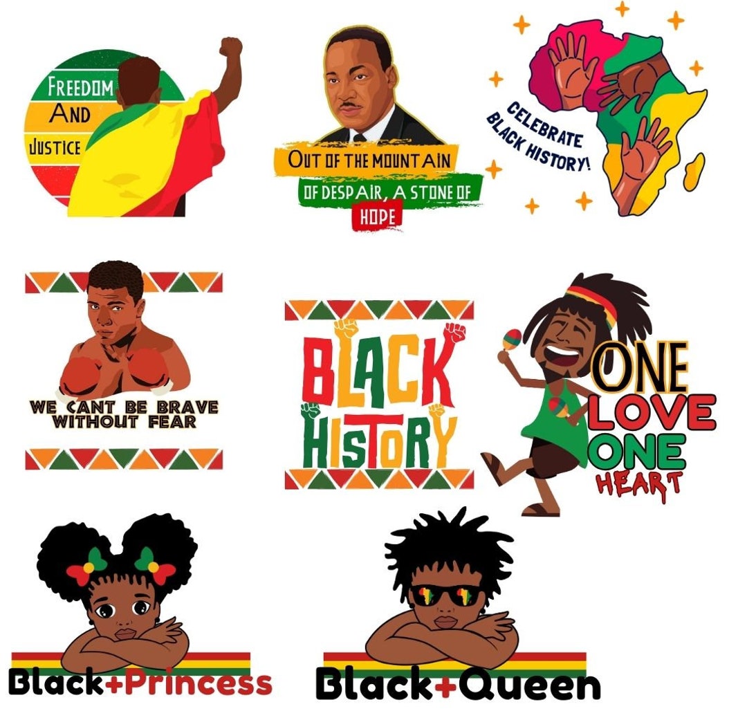 Black History Month Svg Bundle Juneteenth Svg Png African American