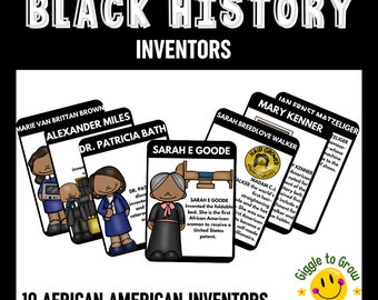 African American Inventors Poster Black History Famous People (18x24 ...