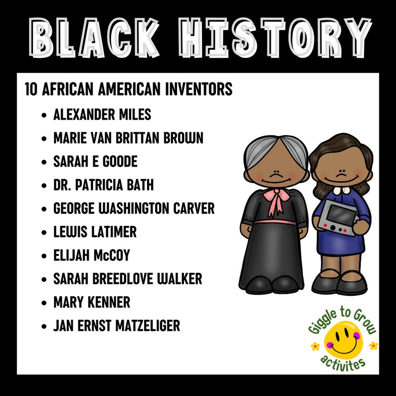 African American Inventors - Black History - Etsy